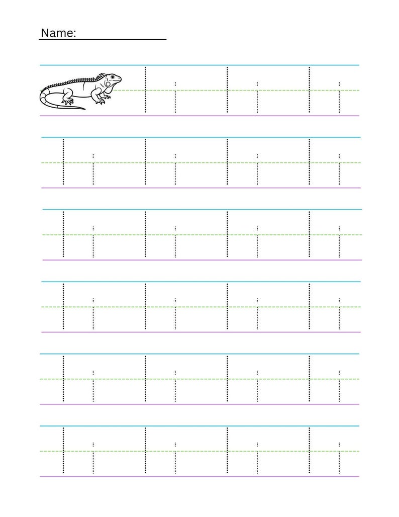 Printable Trace Alphaet 26 Letters - Etsy