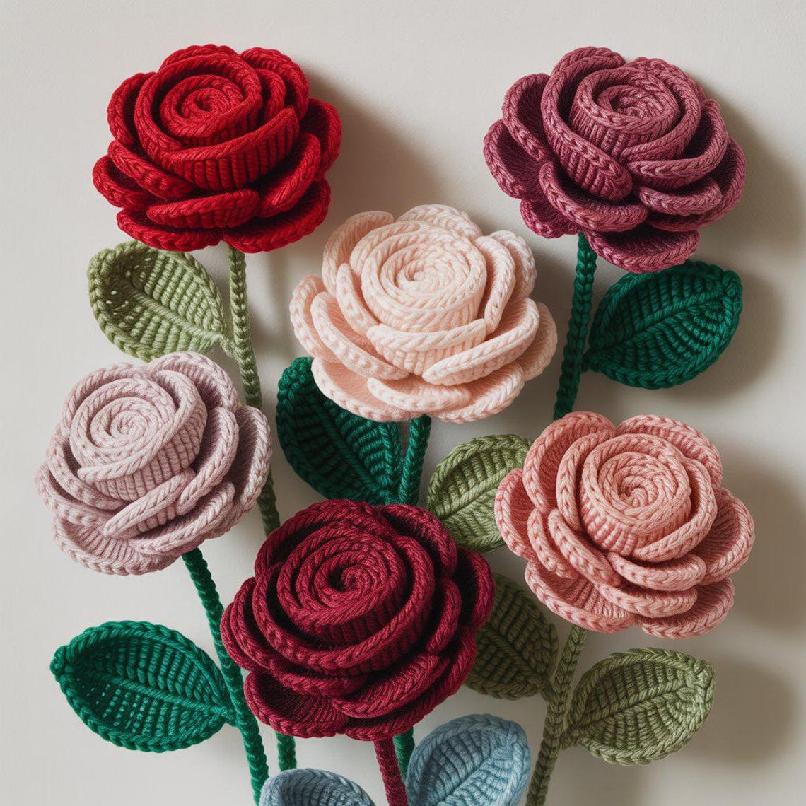 Artisan Rope Rose Sculpture | Handmade Macrame Flower | Elegant Home ...