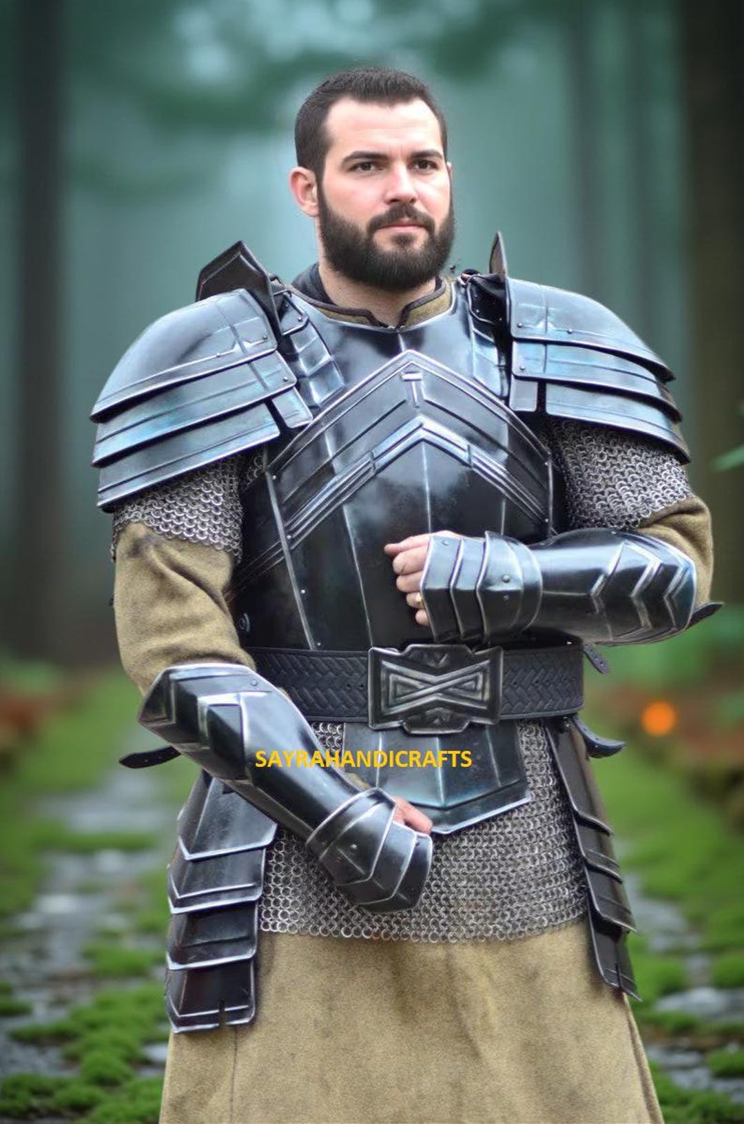 Moria Dwarf Full Body Armor Suit – Dwarven Steel Knight Armor Halloween ...