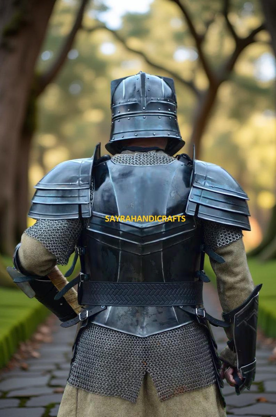 Moria Dwarf Full Body Armor Suit – Dwarven Steel Knight Armor Halloween ...