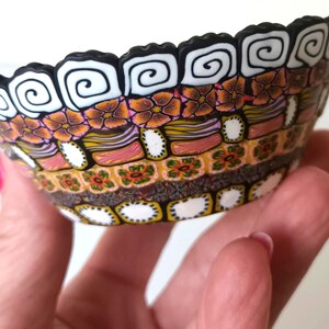 Mini Bowl Polymer Clay Trinket Bowl Handmade Bowl Trinket Bowl Gift ...