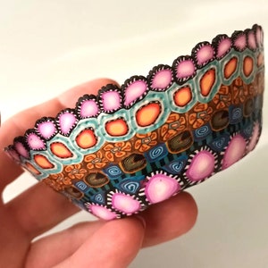Mini Bowl Polymer Clay Trinket Bowl Handmade Bowl Trinket Bowl Gift ...