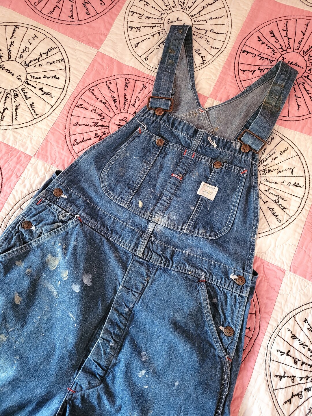 1960s JC Penney Big Mac Overalls M - Etsy