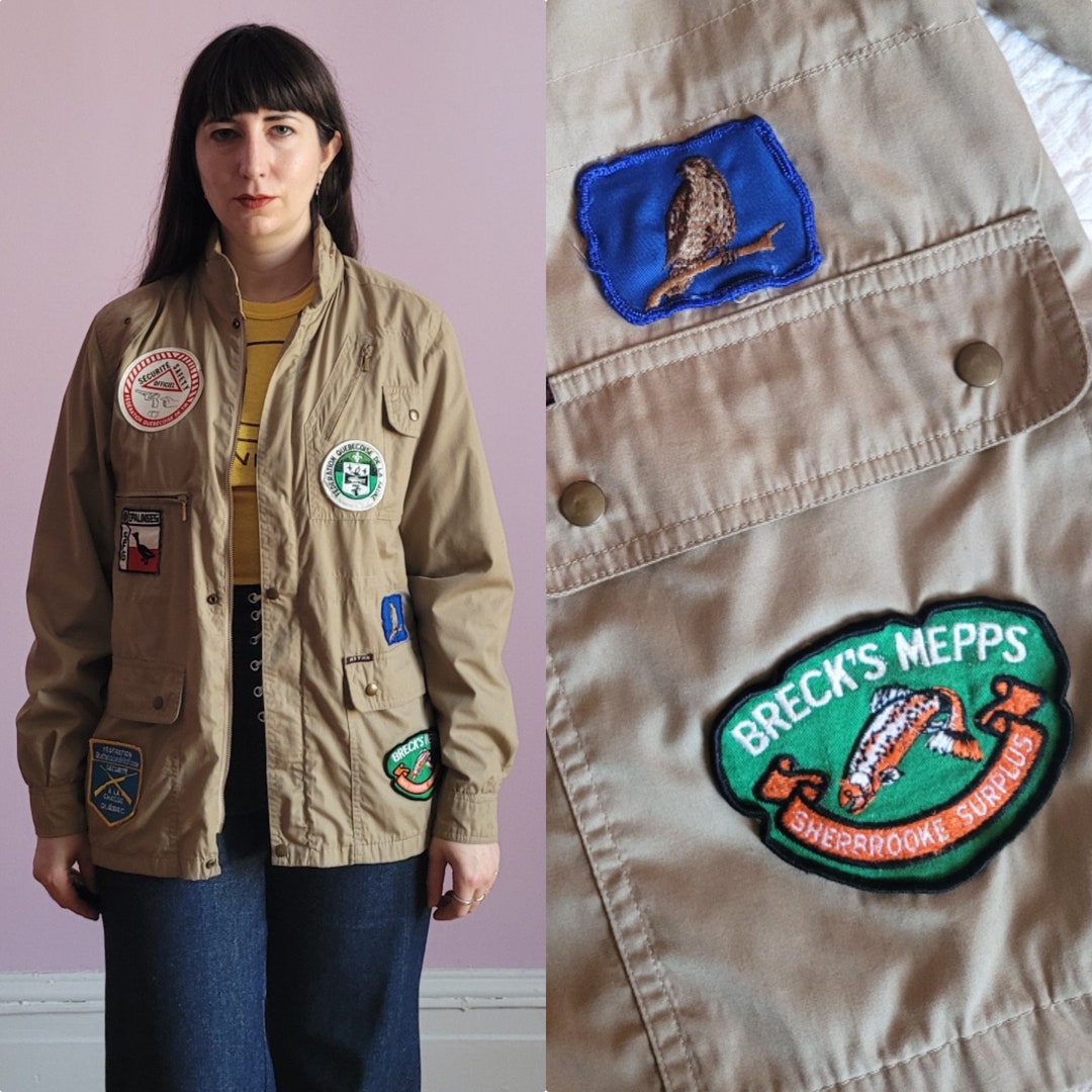 Early 80s Hunting and Fauna Patch Jacket Small - Etsy