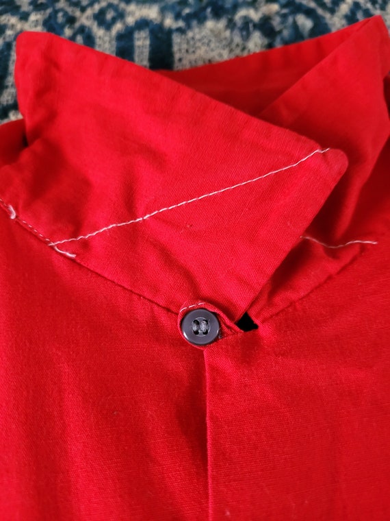1960s Carnaval de Québec Button Loop Shirt L - Gem