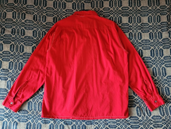 1960s Carnaval de Québec Button Loop Shirt L - Gem