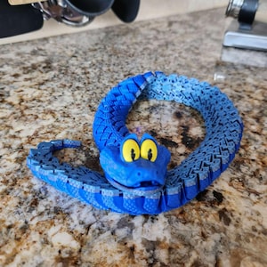 Gary the Snake From Zootopia 2 – 3D Printable STL File • Articulated ...