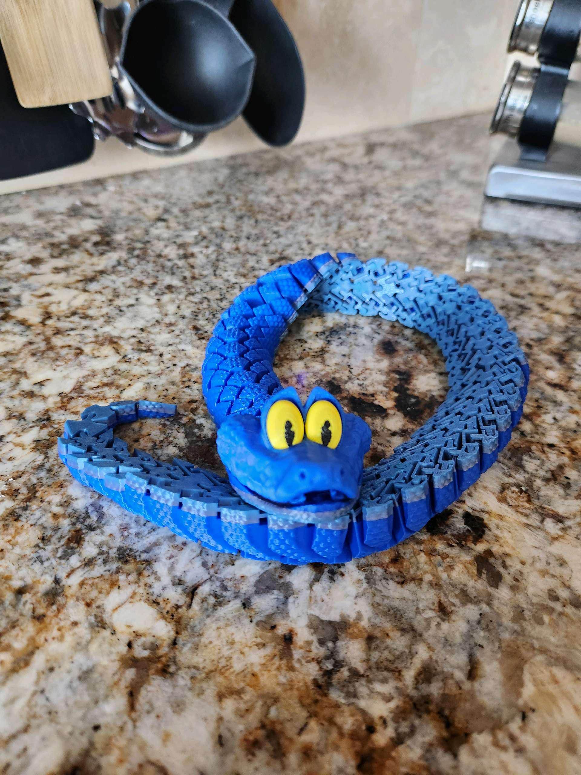Gary the Snake From Zootopia 2 – 3D Printable STL File • Articulated ...