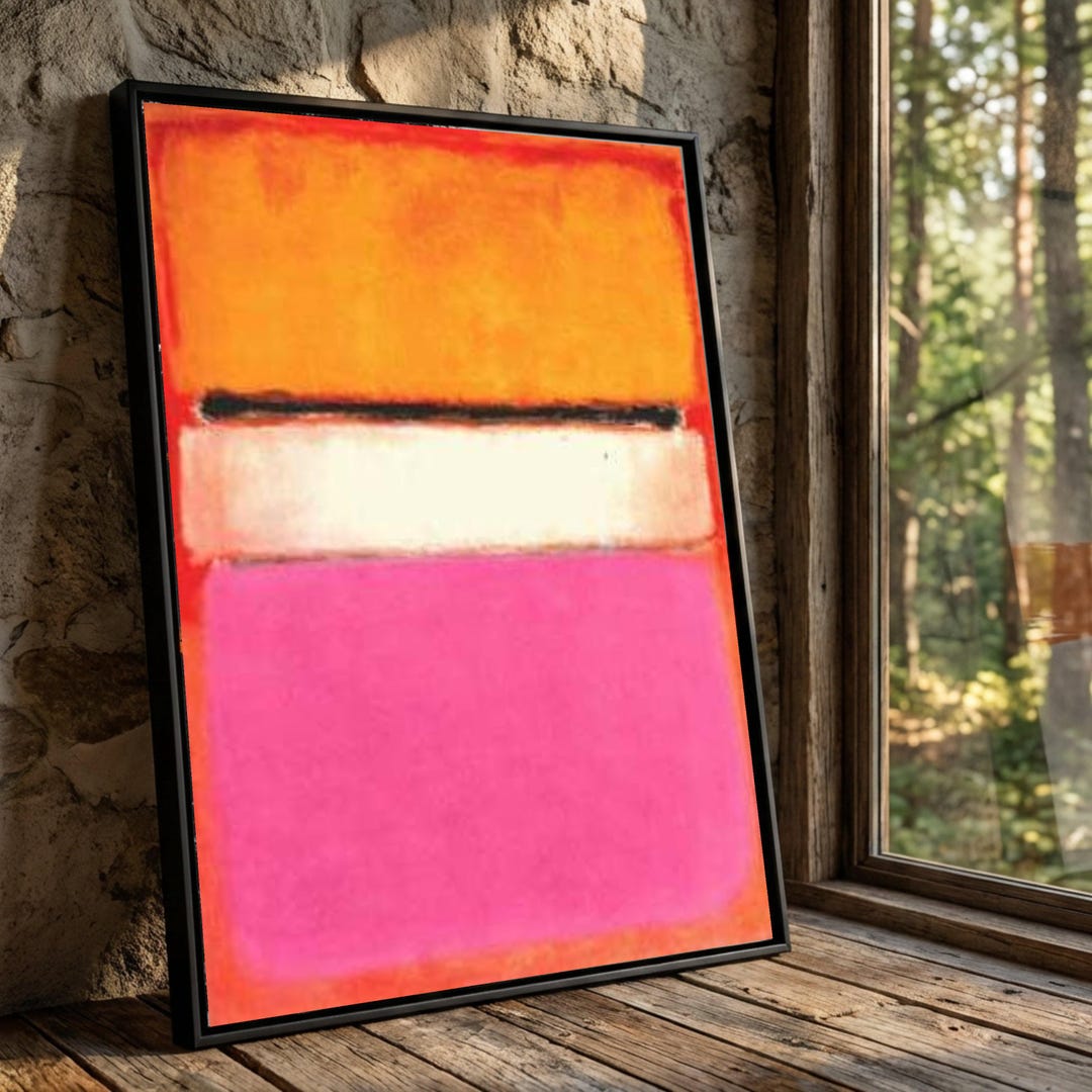 Rothko Style Color Block Canvas Art, Modern Abstract Painting - Etsy