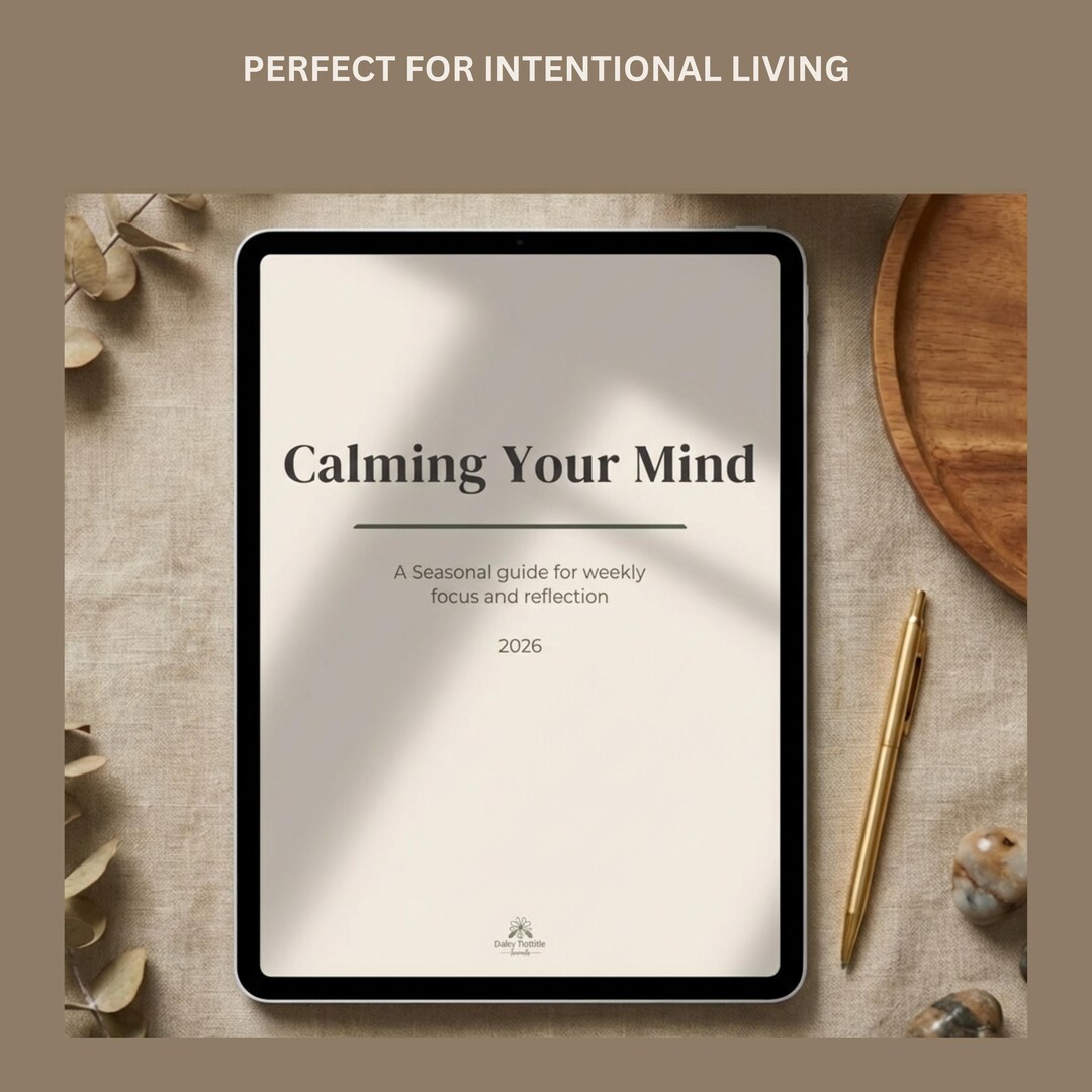 Digital Mindfulness Week Journal 2026 Weekly Prompts Guided Reflection ...