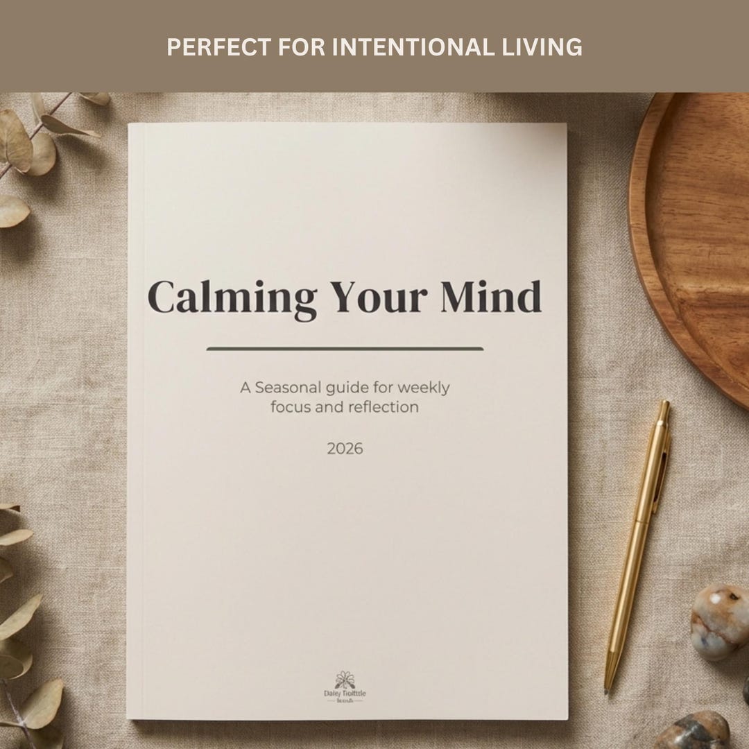 Mindfulness Week Journal 2026 Weekly Prompts Guided Reflection and ...