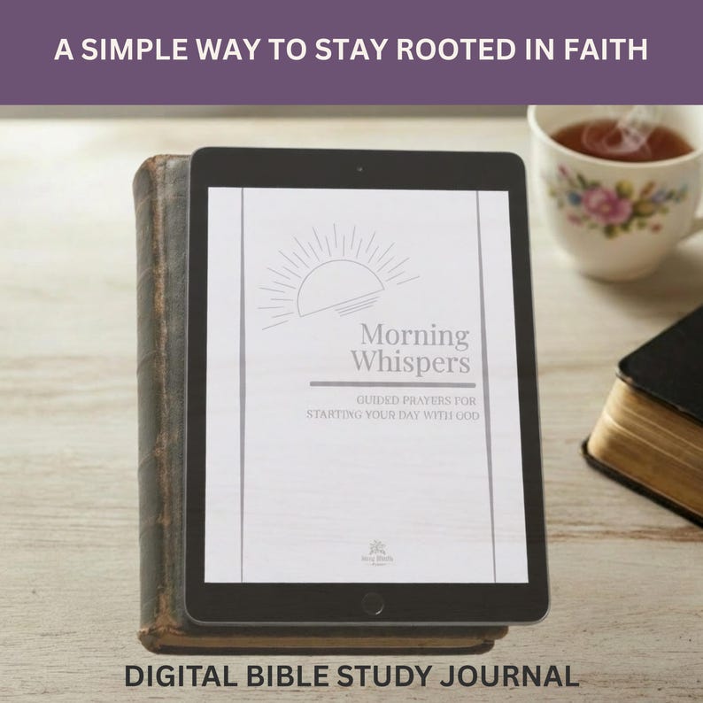 Digital 2026 Christian Prayer Journal Morning Devotional Quiet Time ...