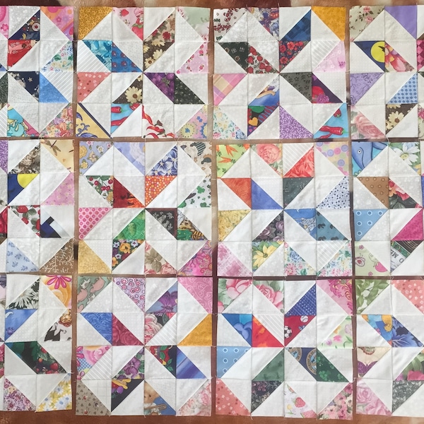 Color Block Quilt - Etsy