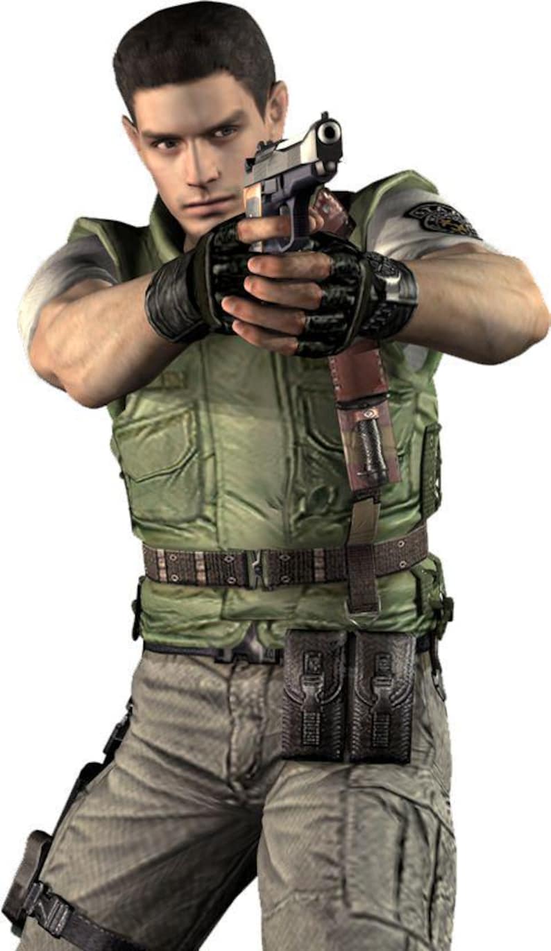 Chris Redfield S.T.A.R.S. Tactical Vest: Resident Evil Cosplay Gear ...