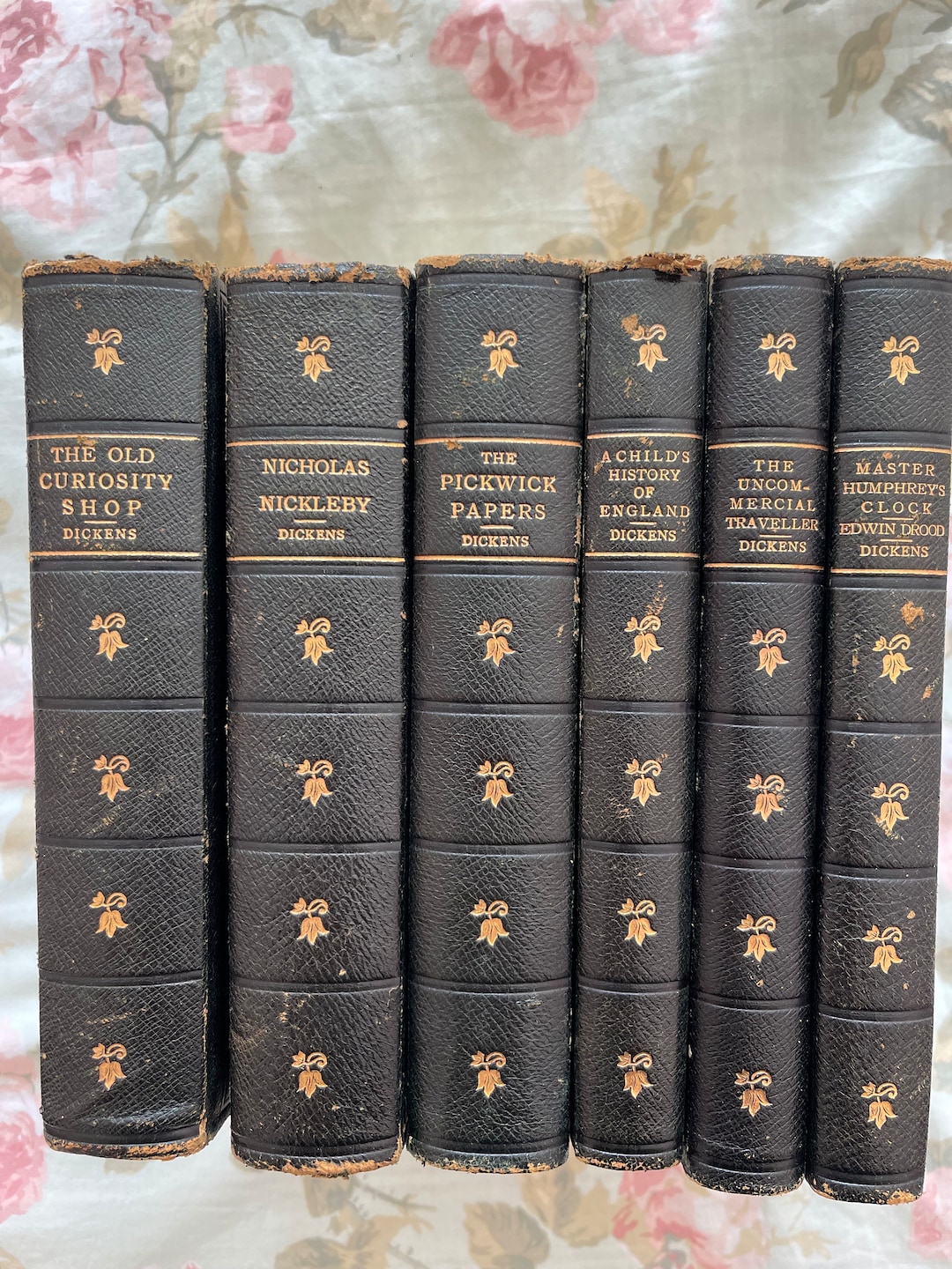 CHARLE DICKENS FIRESIDE Book Set Six Vols: Pickwick Papers - Etsy