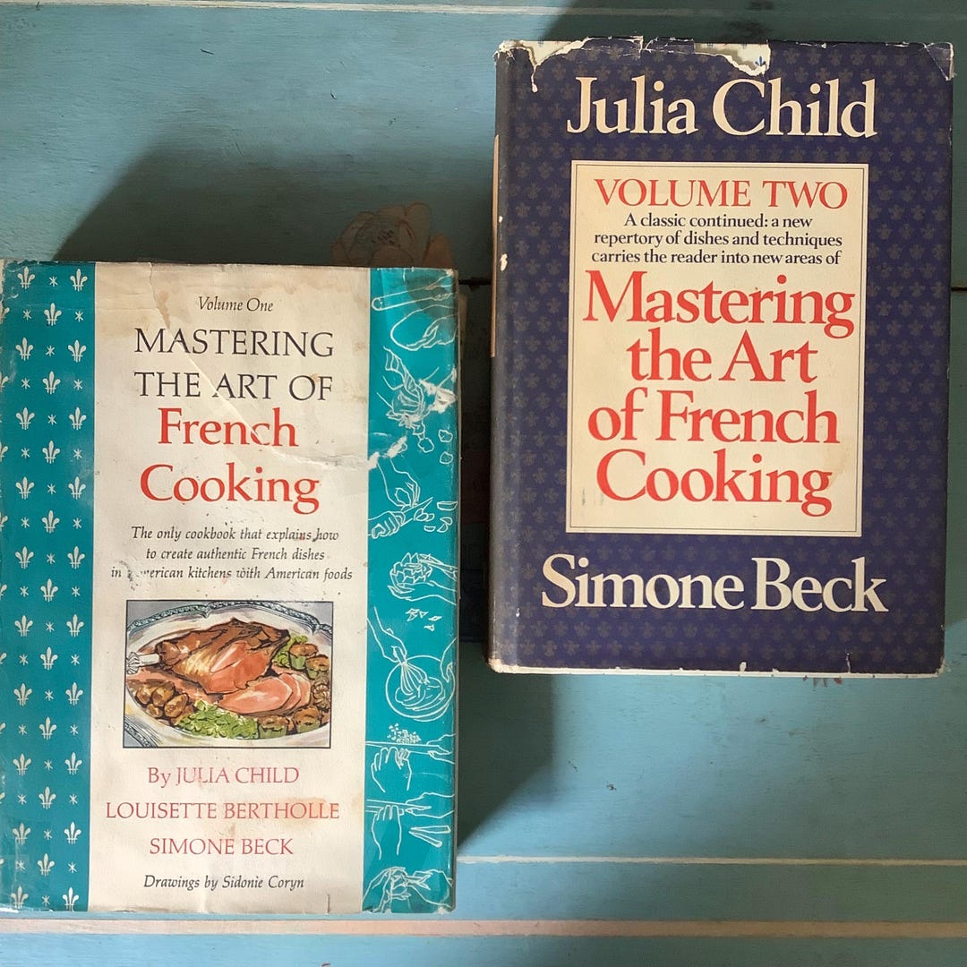 MASTERING the ART of FRENCH Cooking Volume 1 & 2; Volume 1 Signed ...