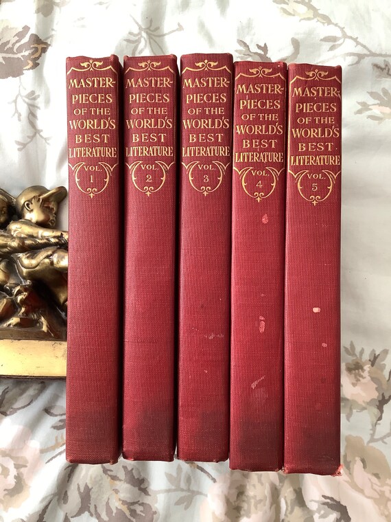 MASTERPIECES of the WORLDS Best LITERATURE Five Volumes - Etsy