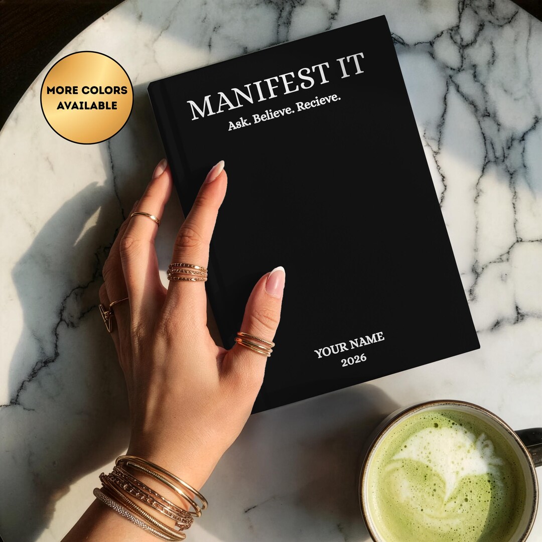 Manifest Journal Book Personalized 2026 Journal Manifest Notebook ...