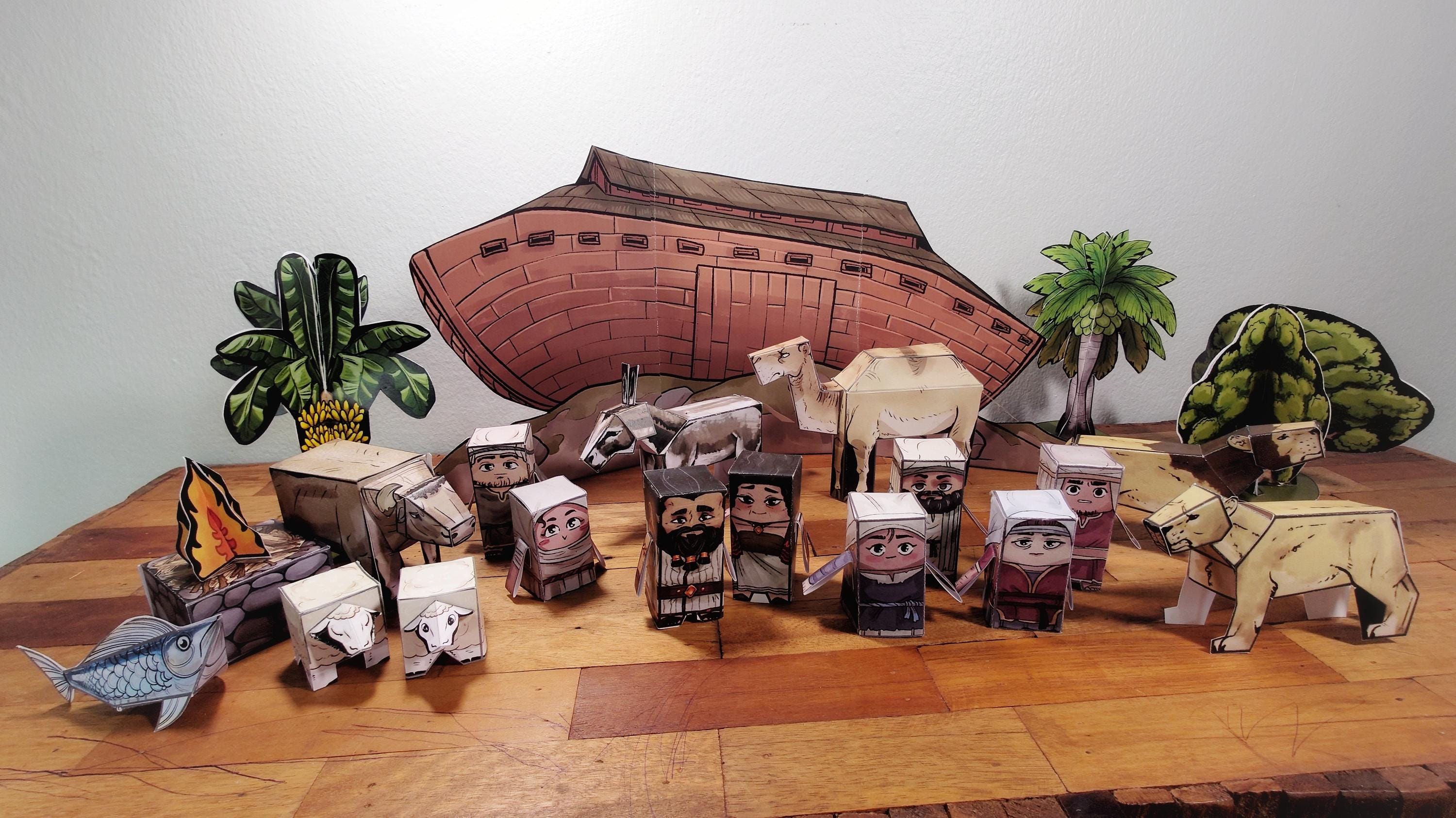 PRINTABLE Noah and the Ark Set - DIY Children's Sunday School Crafts - Etsy