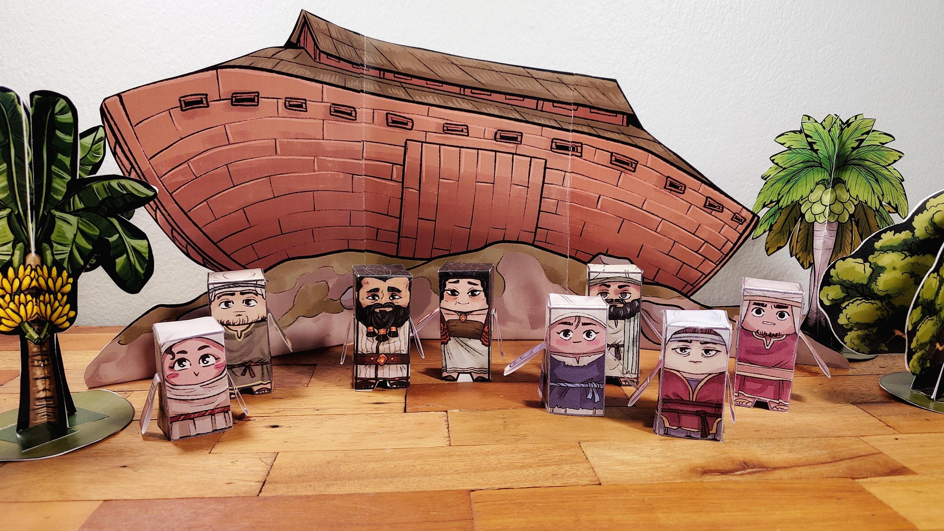 PRINTABLE Noah and the Ark Set - DIY Children's Sunday School Crafts - Etsy