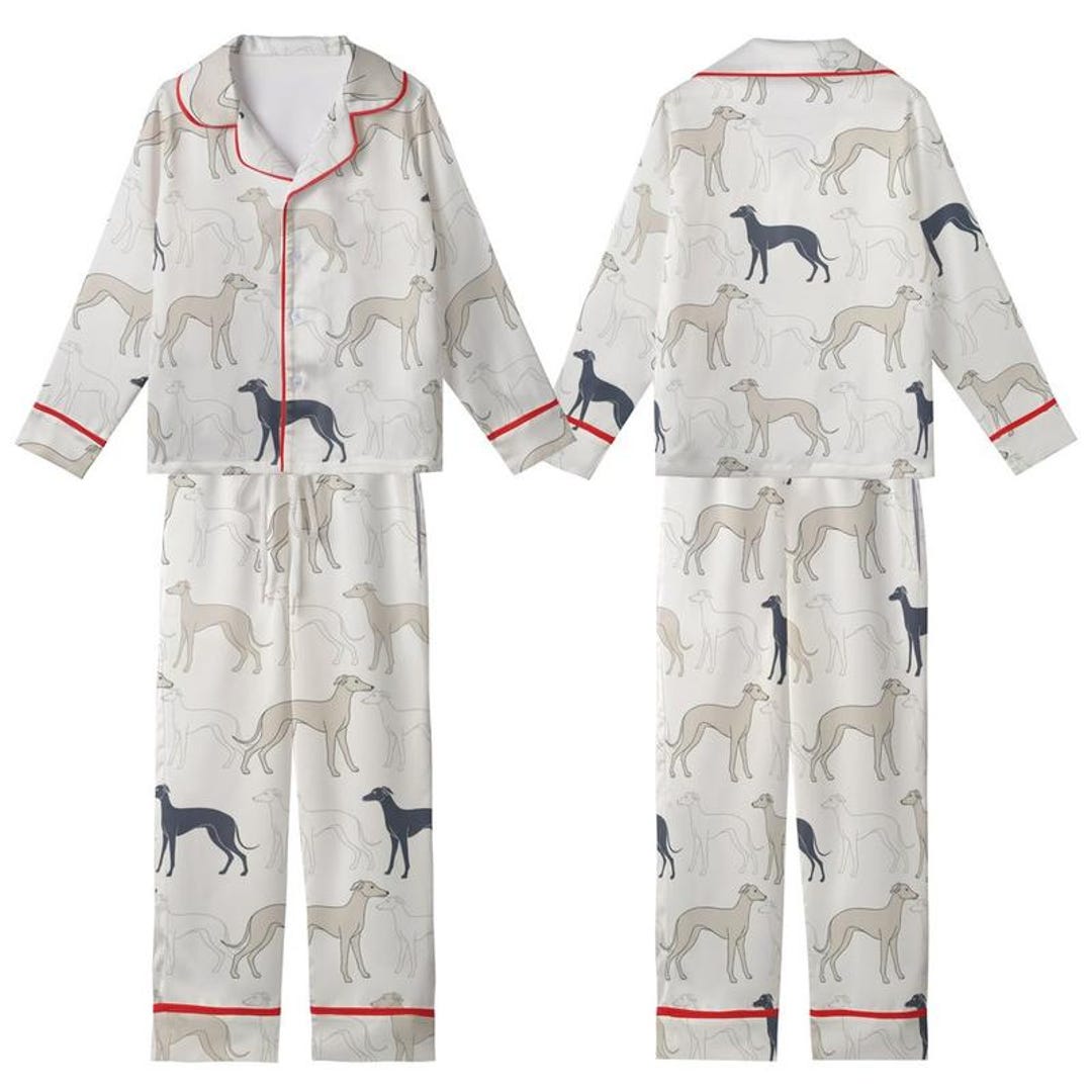 Greyhound Whippet Galgo: Minimalist Italian Greyhound Pattern Bamboo ...
