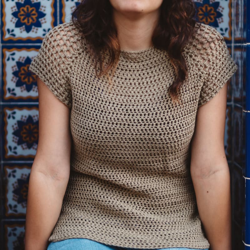 Crochet T Shirt - Etsy