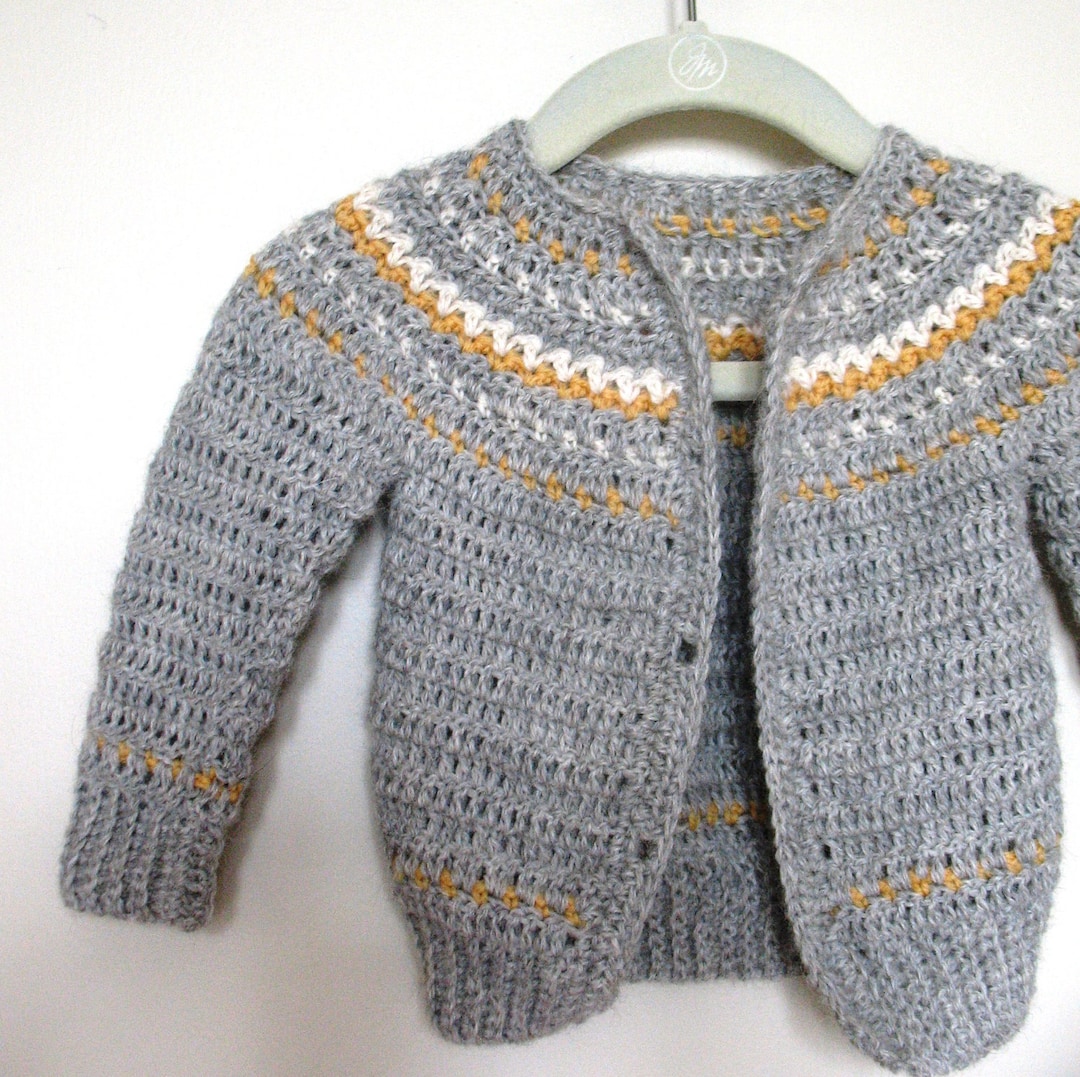 Easy Fair Isle Style Crochet Pattern No. 9 - Etsy
