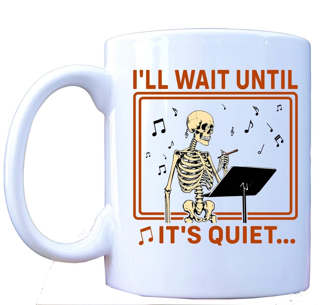 Funny Introvert Quote Mug Design | I'll Wait Until It's Quiet PNG ...