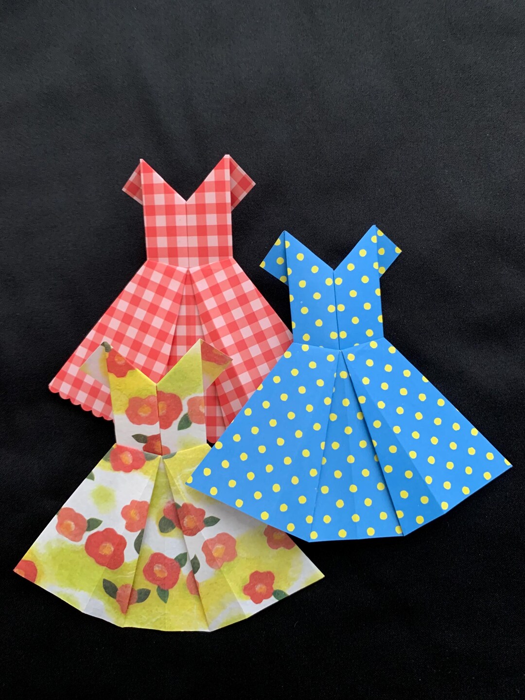 Origami Dresses Pack of 3 - Etsy