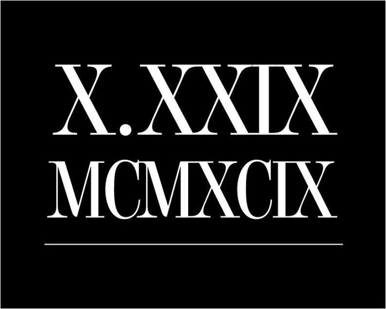 Anniversary Gift Roman Numeral Date Wedding Date Gift for | Etsy