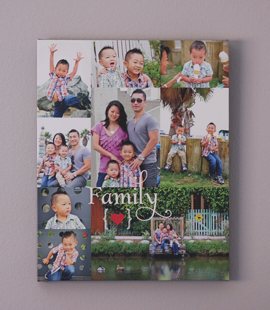 Family Photo Gift Personalized Family Photo Collage, Gift for Mom ...