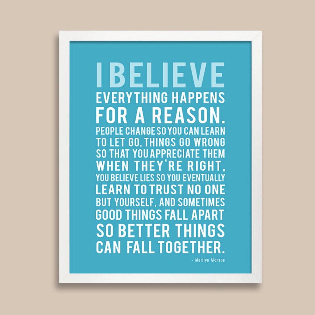 Custom Quote Print, Subway Art Poster (inspirational Quote, Message ...
