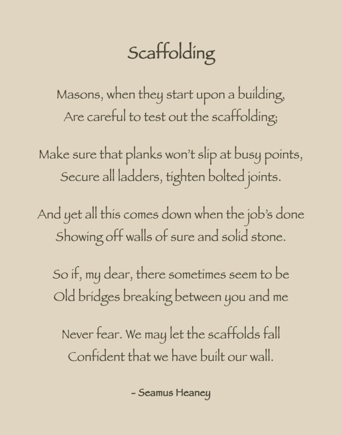 Custom Poem Print Personalized Poster Favorite Quote Etsy