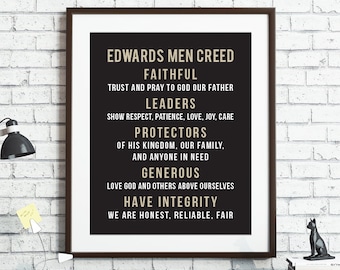 Family Creed Sign - Etsy