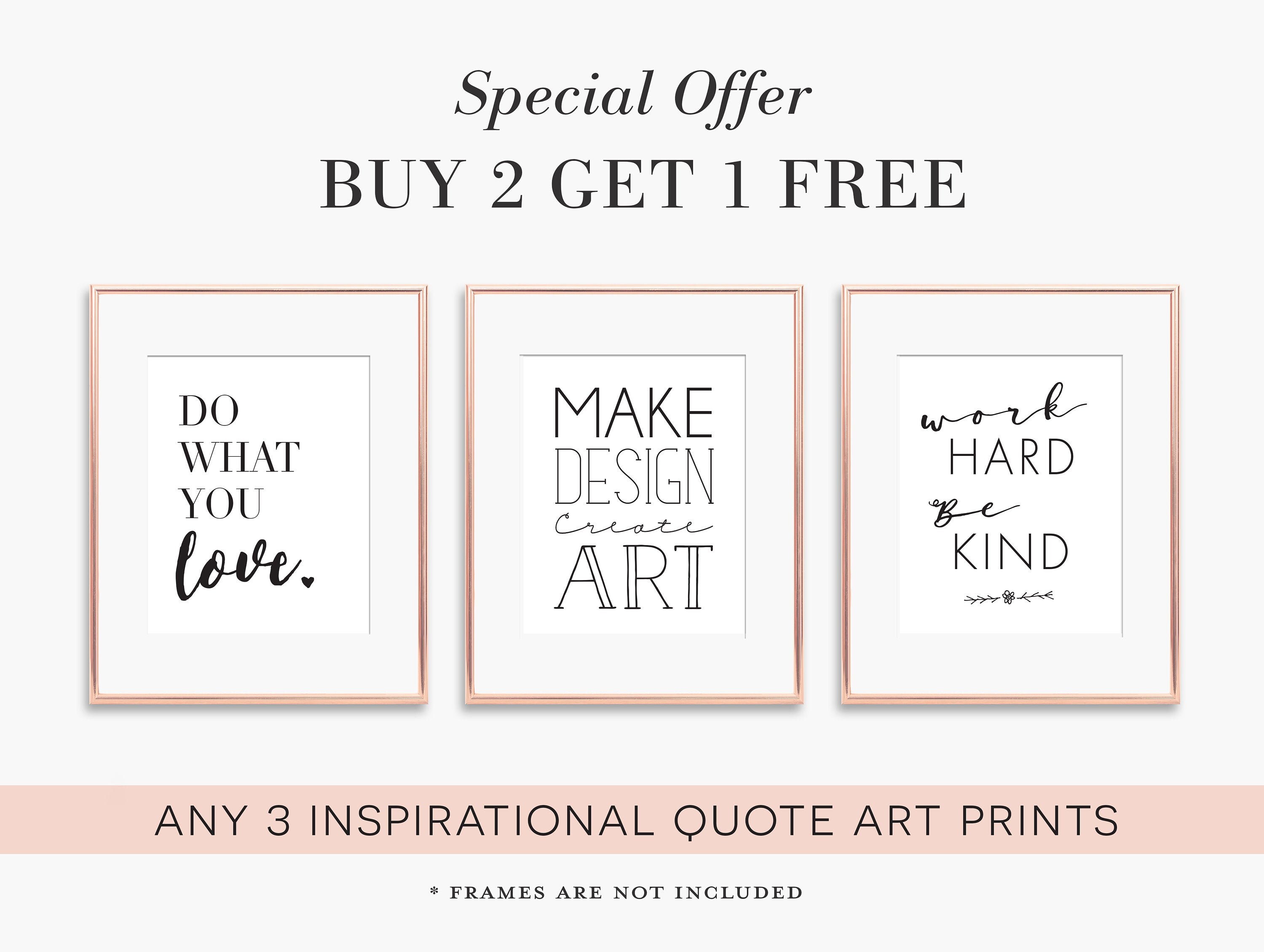 BUY 2 Get 1 FREE Print 3 for 2 Set of 3 Special Offer for | Etsy