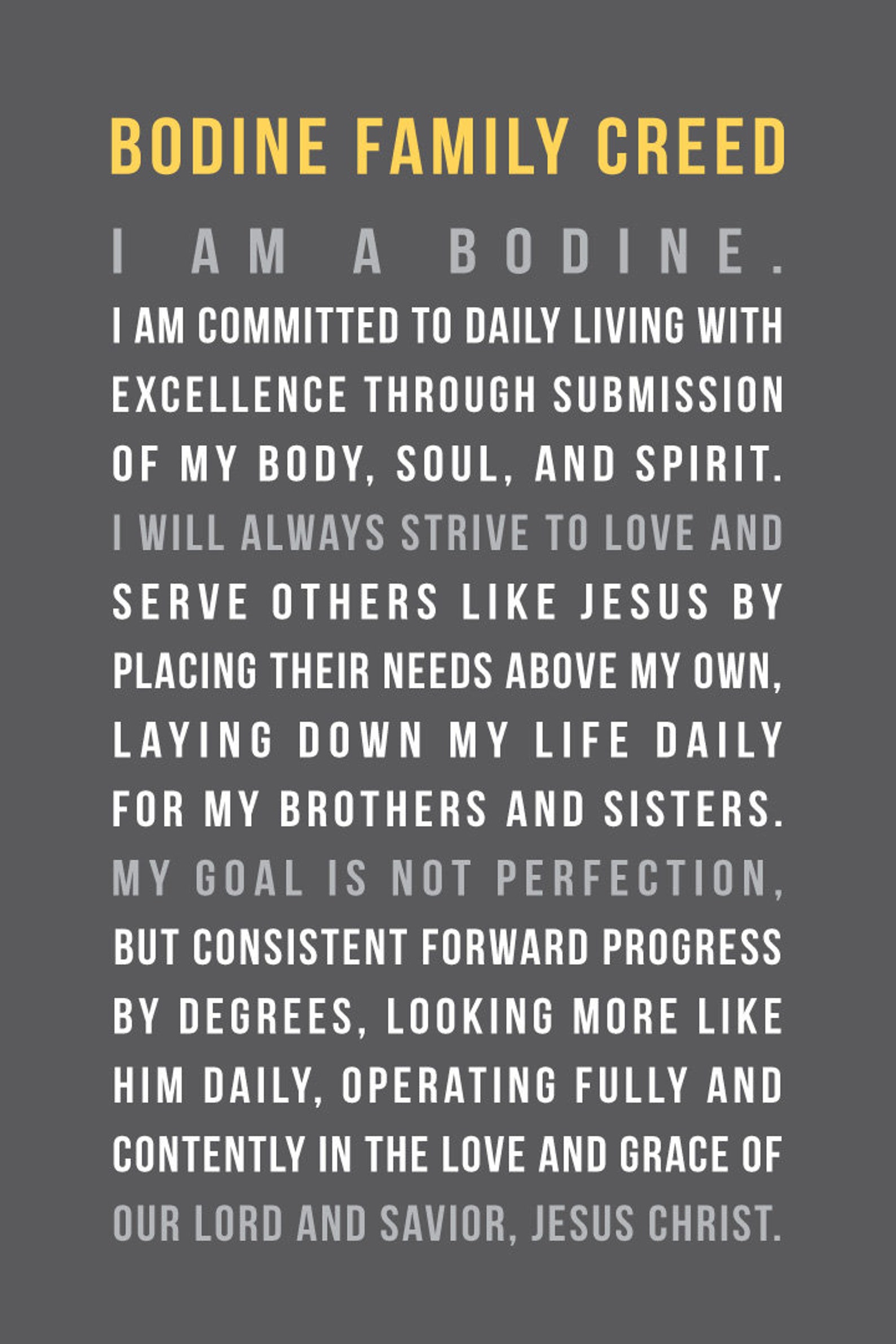 Family Rule Wall Art Christian Family Rules Print Mission - Etsy