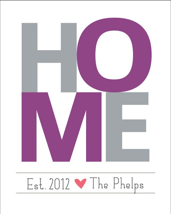 Personalized Home Print Housewarming Gift Custom Family Print - Etsy