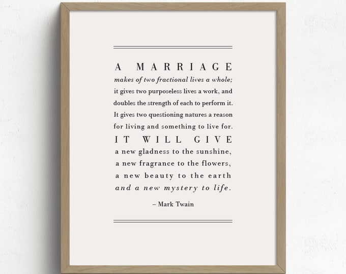 Love Endures Wedding Poem Print, Marriage Blessing Poetry Download ...
