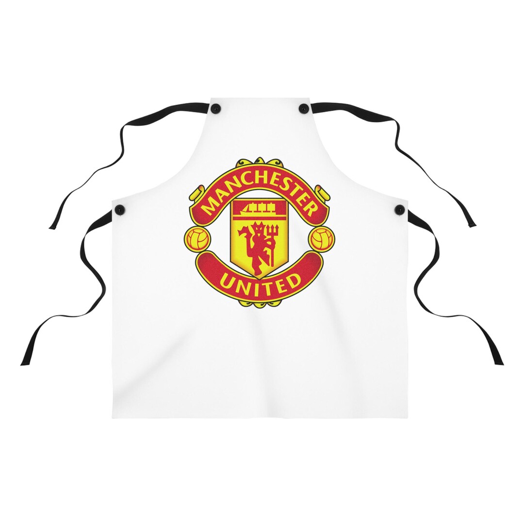 Manchester United Crest Apron | Soccer Fan Cooking Apron - Etsy UK