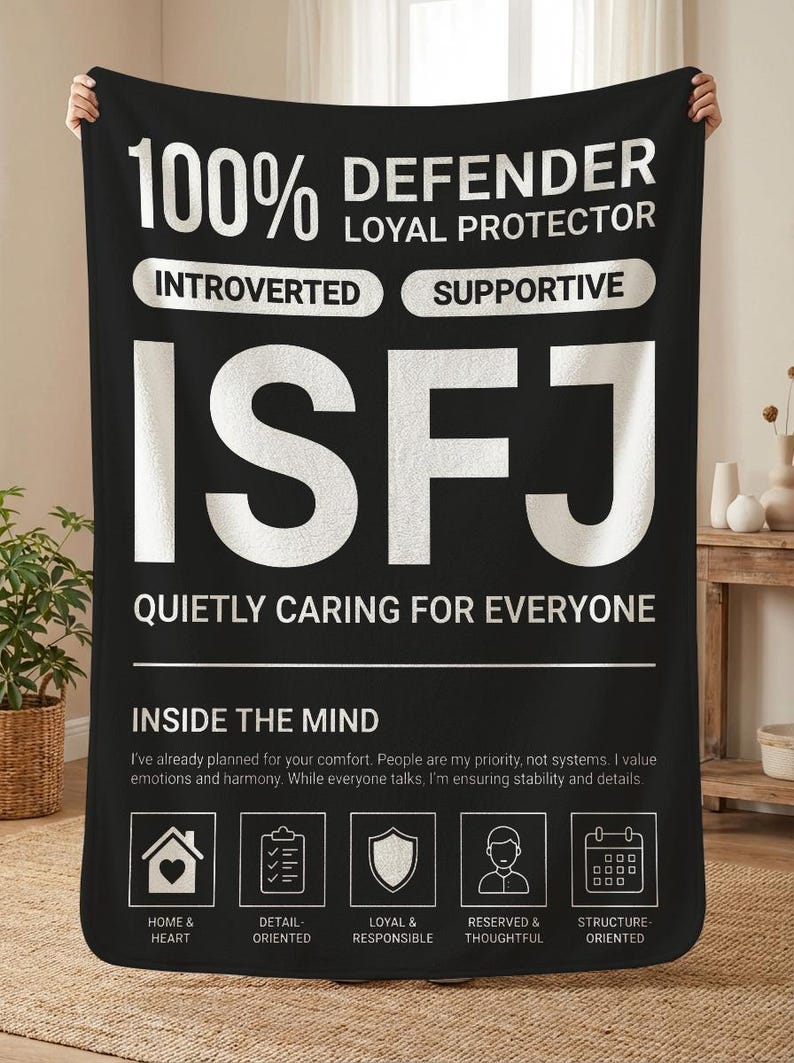 ISFJ Personality Blanket, MBTI Personality Type, Anti-social Club ...