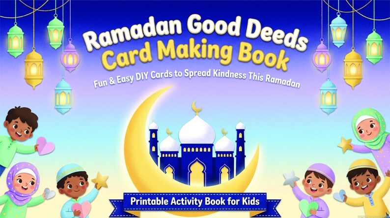 Ramadan Activity Book for Kids | Coloring Pages & Good Deeds Tracker ...