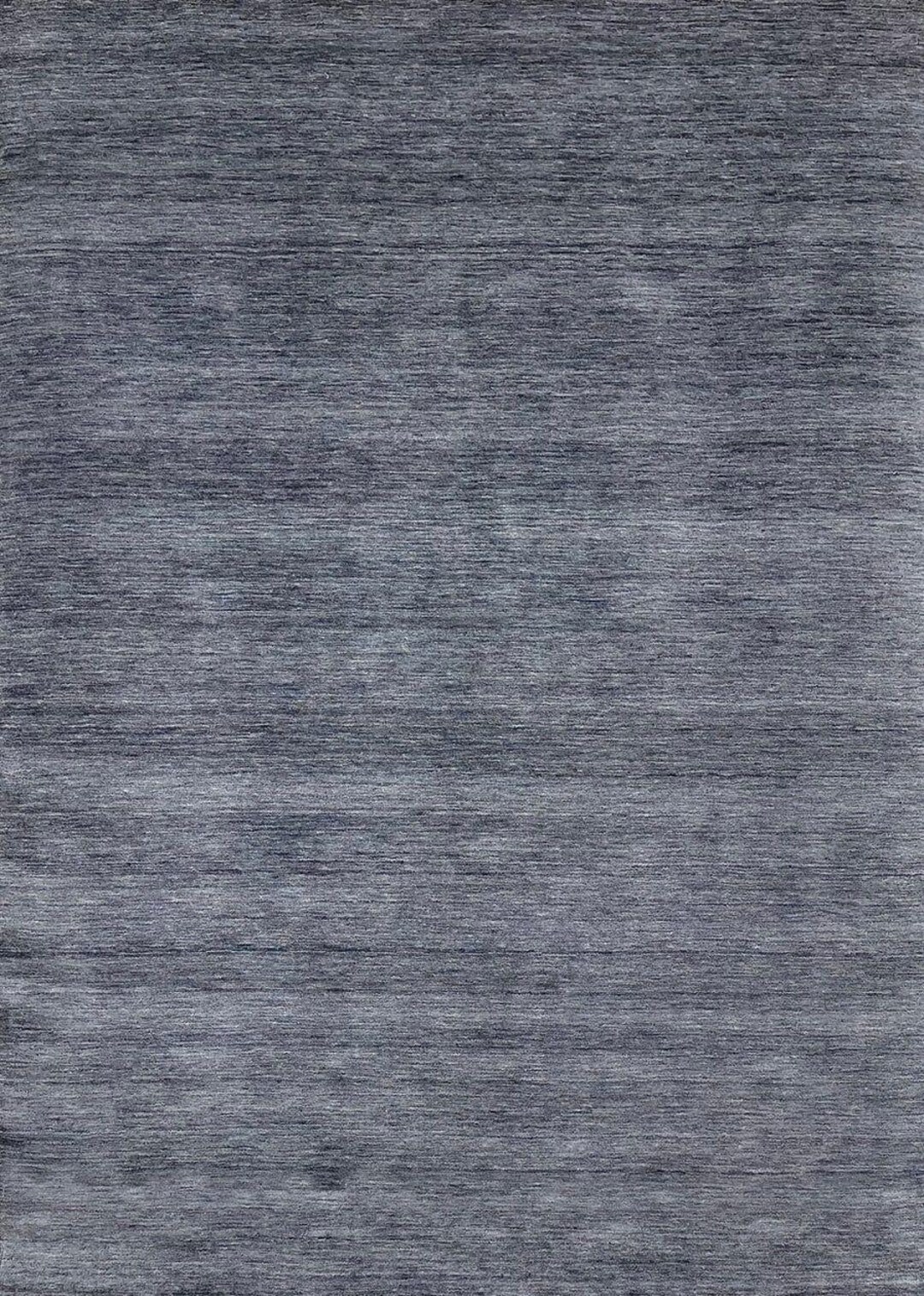 Hand Loomed Denim Grey Wool Rug, Minimalist Modern Style - Etsy