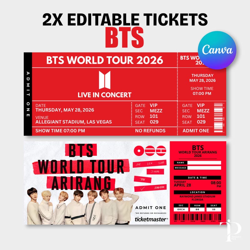Bts Freebies 2026 Concert - Etsy