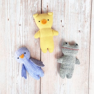 Mini Plushie Sewing Pattern Bundle: 6 Animals & Capsule Wardrobe ...