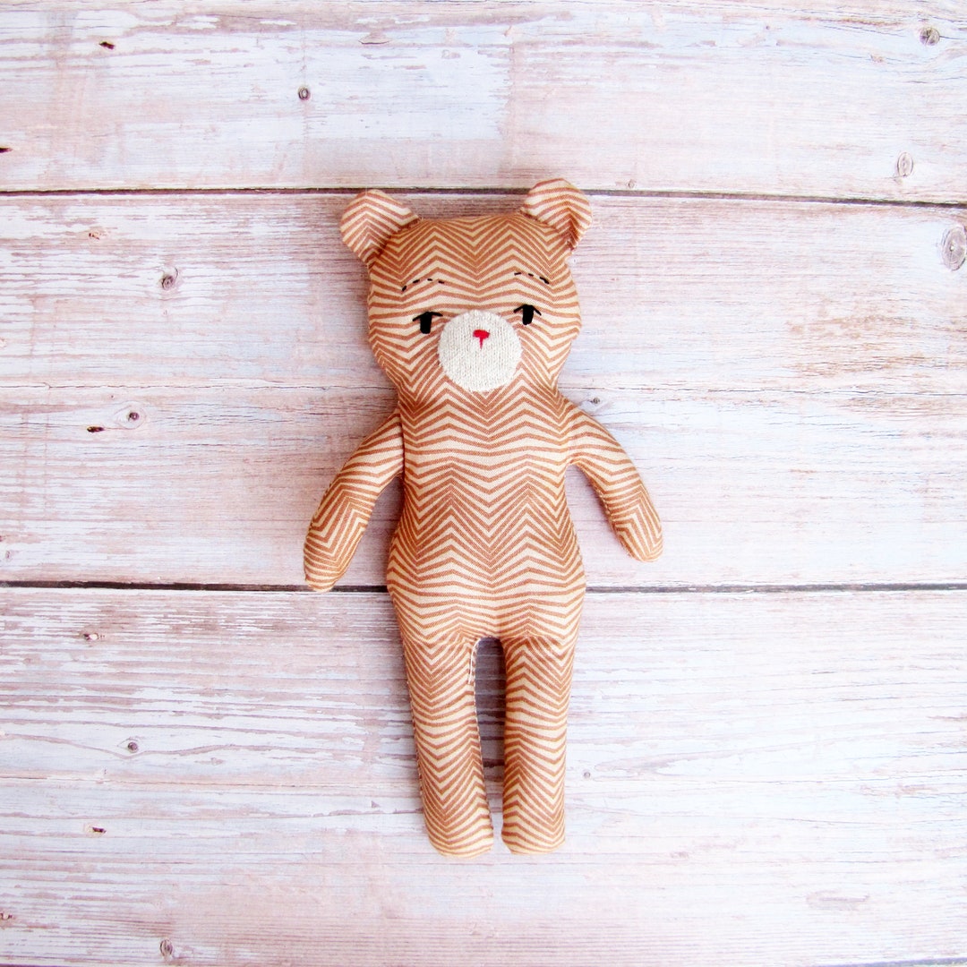Bear PDF Pattern Beginner Sewing Project to Make a Simple 25 Cm Tall ...