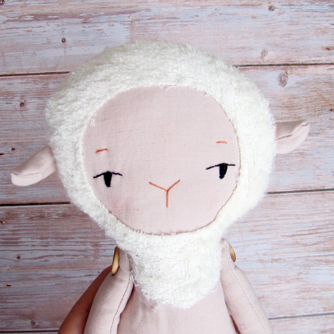 Sheep Sewing Pattern - Tutorial With Instructions for an Heirloom Doll ...