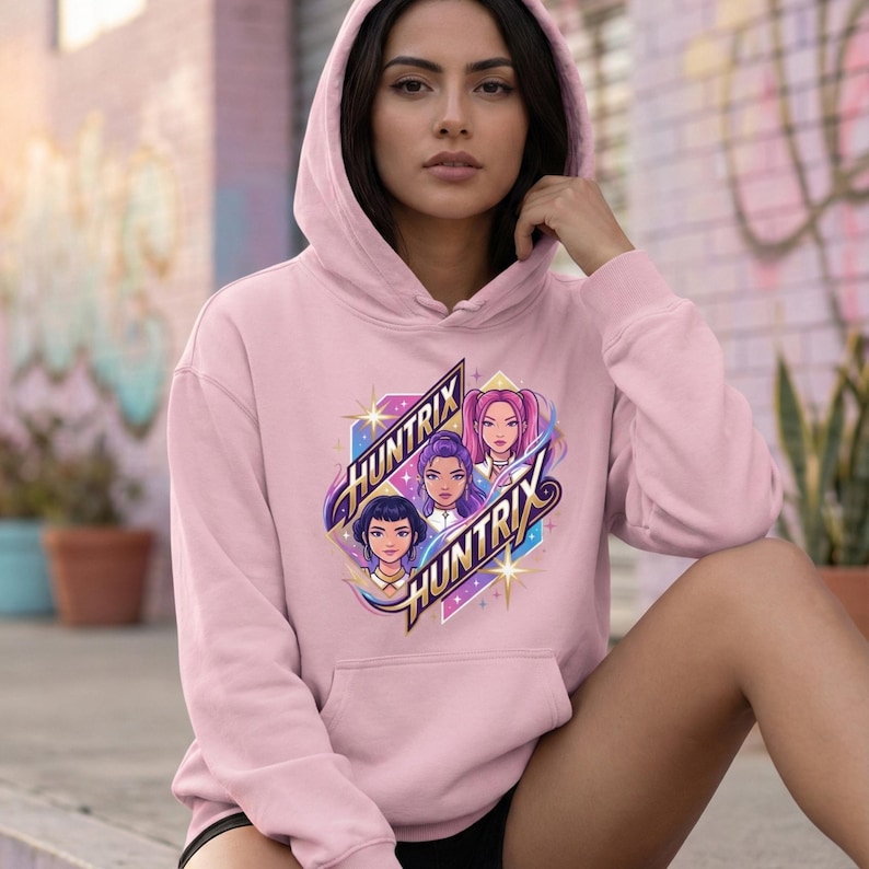 Kpop Demon Hunters PNG Bundle , Kpop Idol Group Shirt, Huntrix Png ...