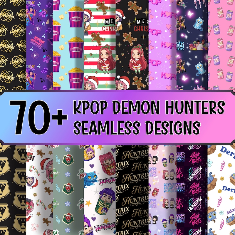 Kpop Demon Hunters Demon Patterns - Etsy