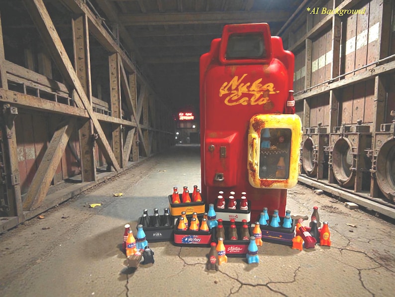 Fallout Inspired Nuka-cola Vending Machine – Multi-scale Replica With ...