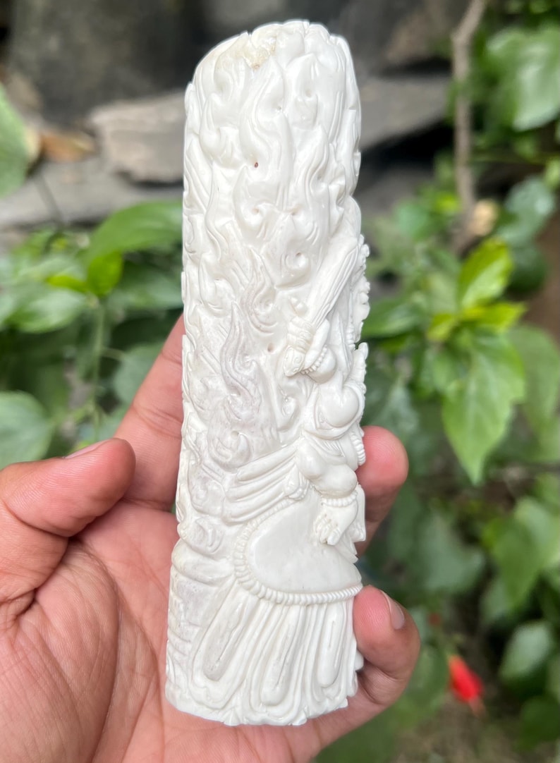 Bhairav Mahakala and Dancing Dakini Deity Vajrayogini on Lotus ...